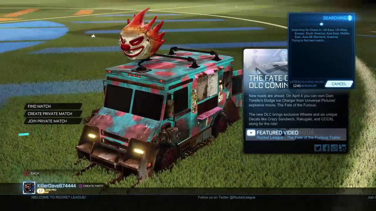 Comment avoir l`auto de clown? (Rocket league) - YouTube