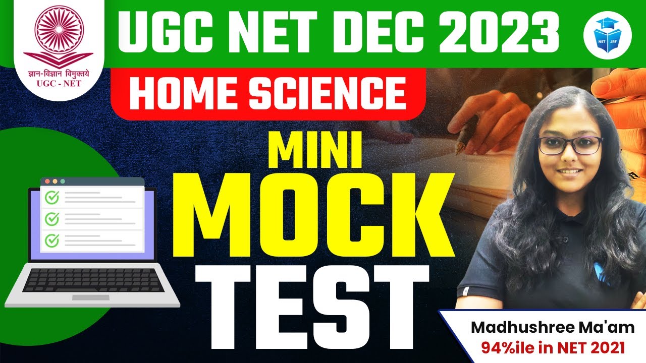 UGC NET Dec 2023 Paper 2 Home Science Mock Test | NET/JRF Paper 2 Mock ...
