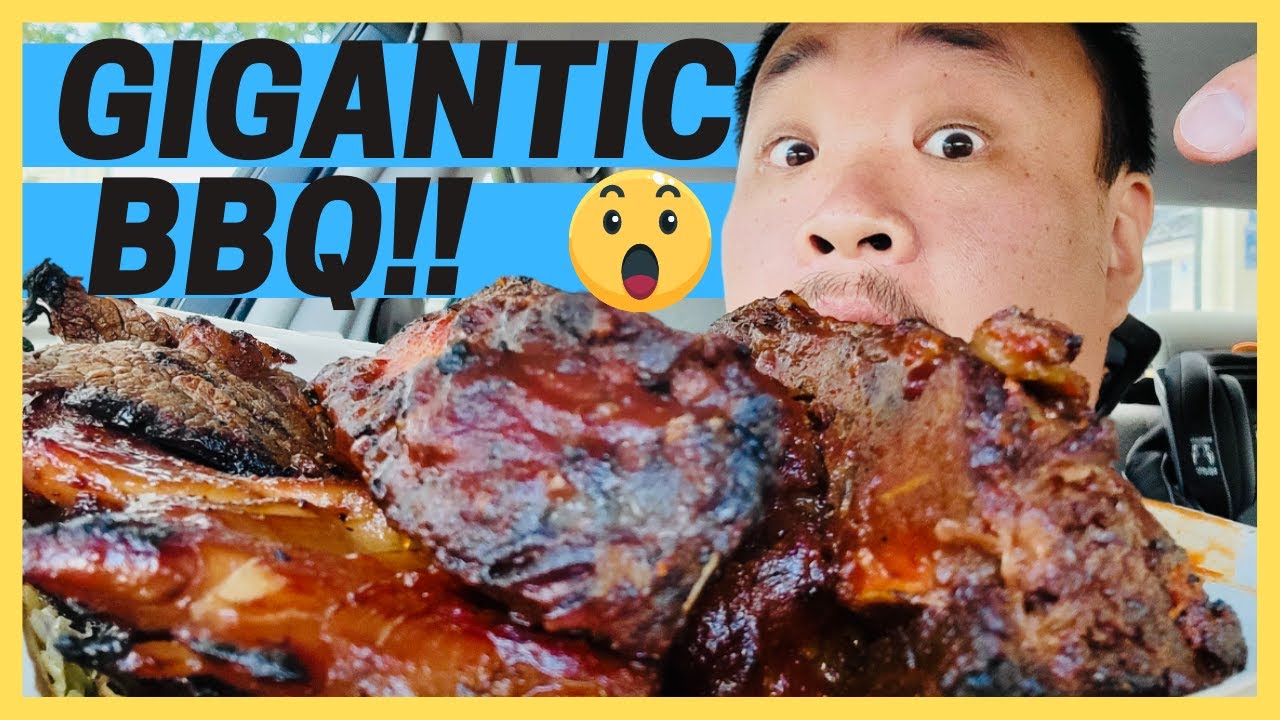 Gigantic Local Barbeque Plate Lunch in Honolulu Hawaii - YouTube