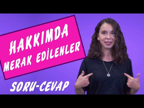 Hakkımda Merak Ettikleriniz (Soru-Cevap) | Beste Özcan
