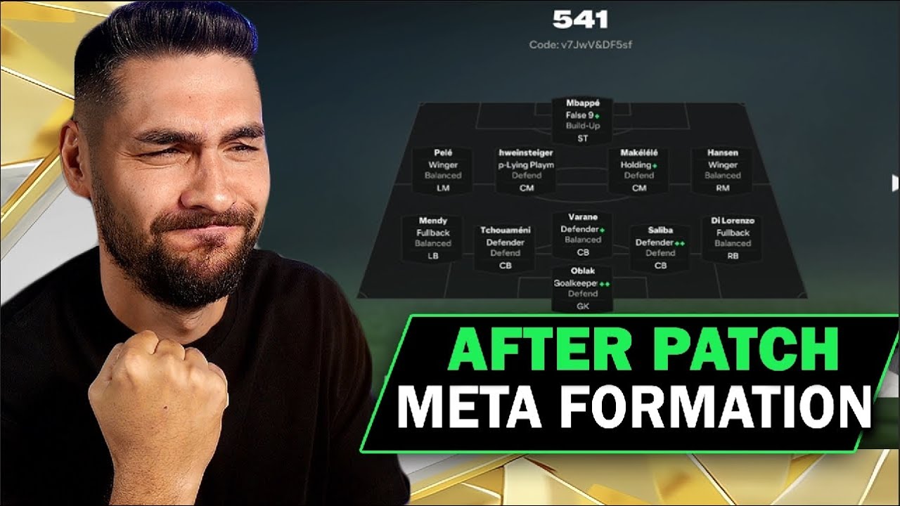 EA FC 25 POST PATCH BEST FORMATION TO DEFEND AND CLOSE MATCHES! 5-4-1 BEST TACTICS & PLAYER ...
