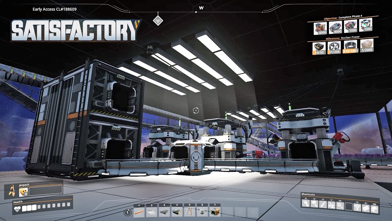 Satisfactory - Quartz Factory Silica Production - YouTube