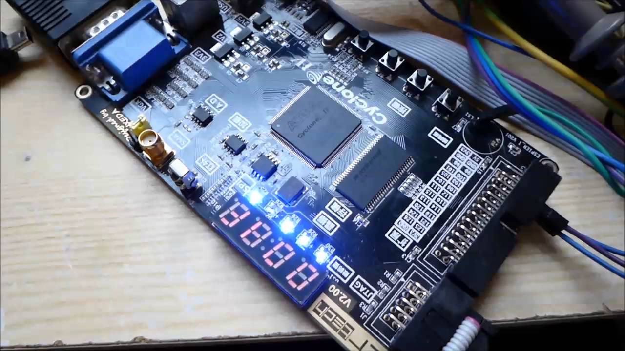 VGA + SDRAM + FPGA = SPI Accessible Graphics card - YouTube
