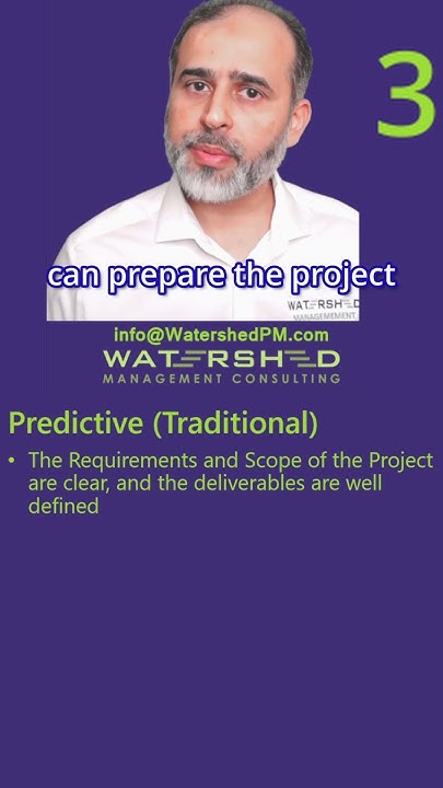 Predictive (plan driven) project management methodology PMP Shorts v5 3 - YouTube