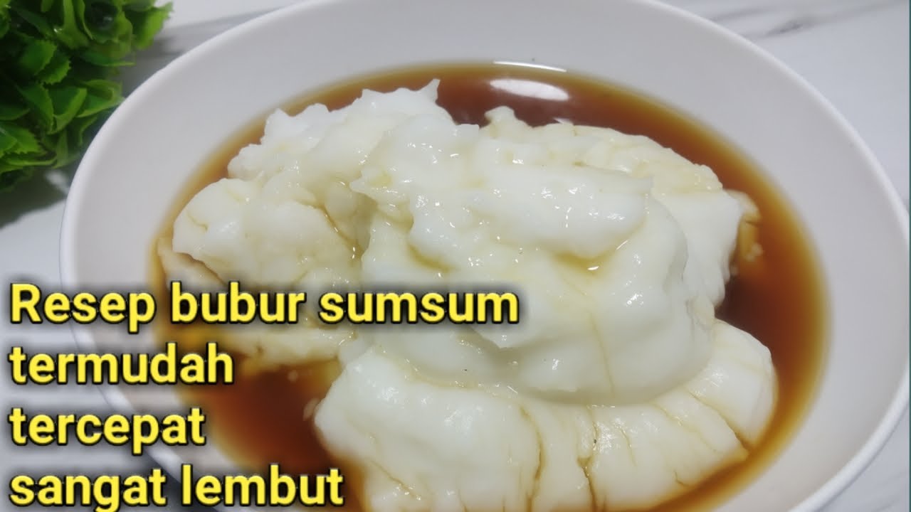 Resep BUBUR SUMSUM termudah,cepat dan lembut - YouTube