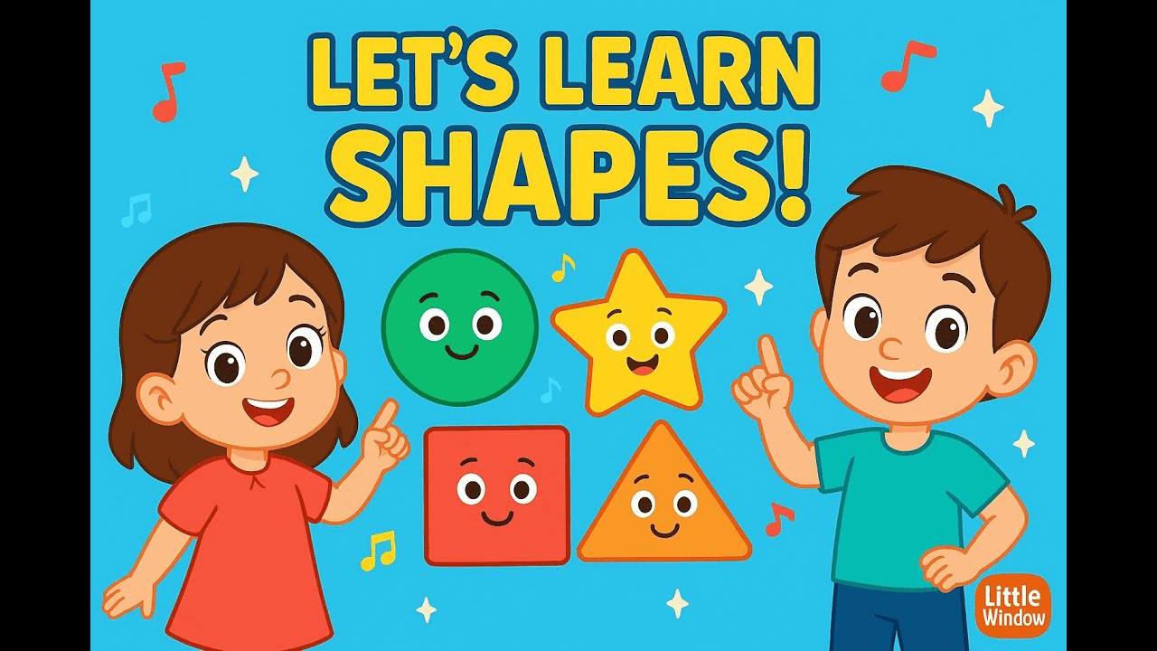 Learn Shapes with Fun | Educational Nursery Rhyme for Kids | Little ...