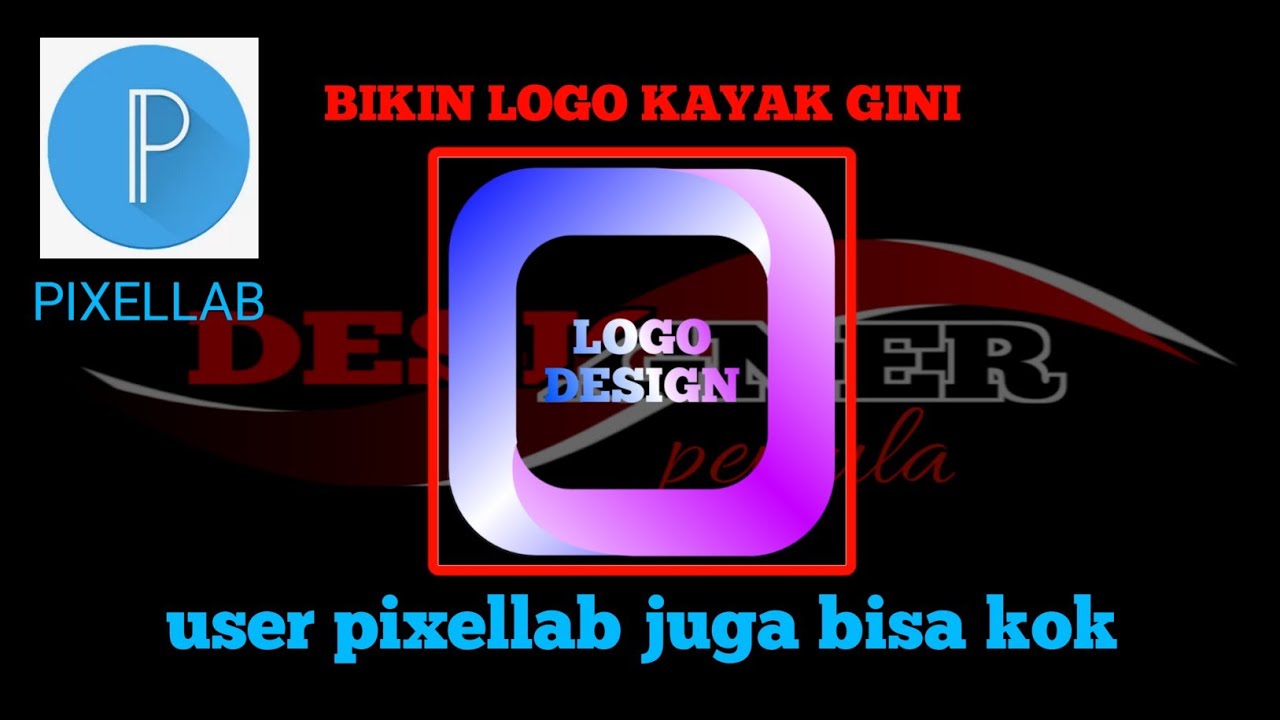 cara mudah bikin logo gabungan dengan dua warna yang berbeda. untuk ...