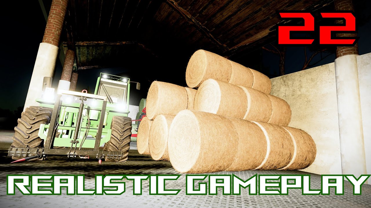 FS 22 REALISTIC GAMEPLAY #22 BALLE in FARM con il MERLO!!! - YouTube