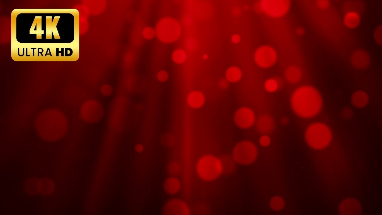 Red Seamless Loop Background With Bokeh Lights | No Copyright # ...