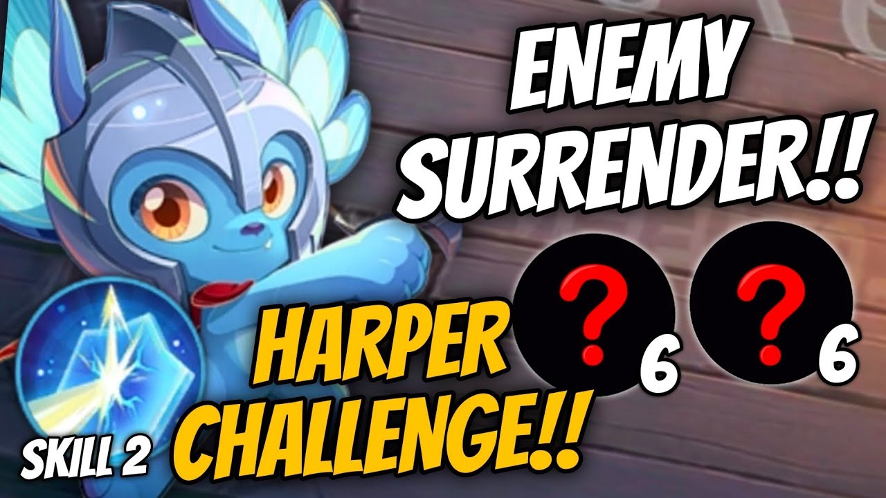 ENEMY SURRENDERED AGAINST HARPER !! MUST WATCH !! MAGIC CHESS MOBILE ...