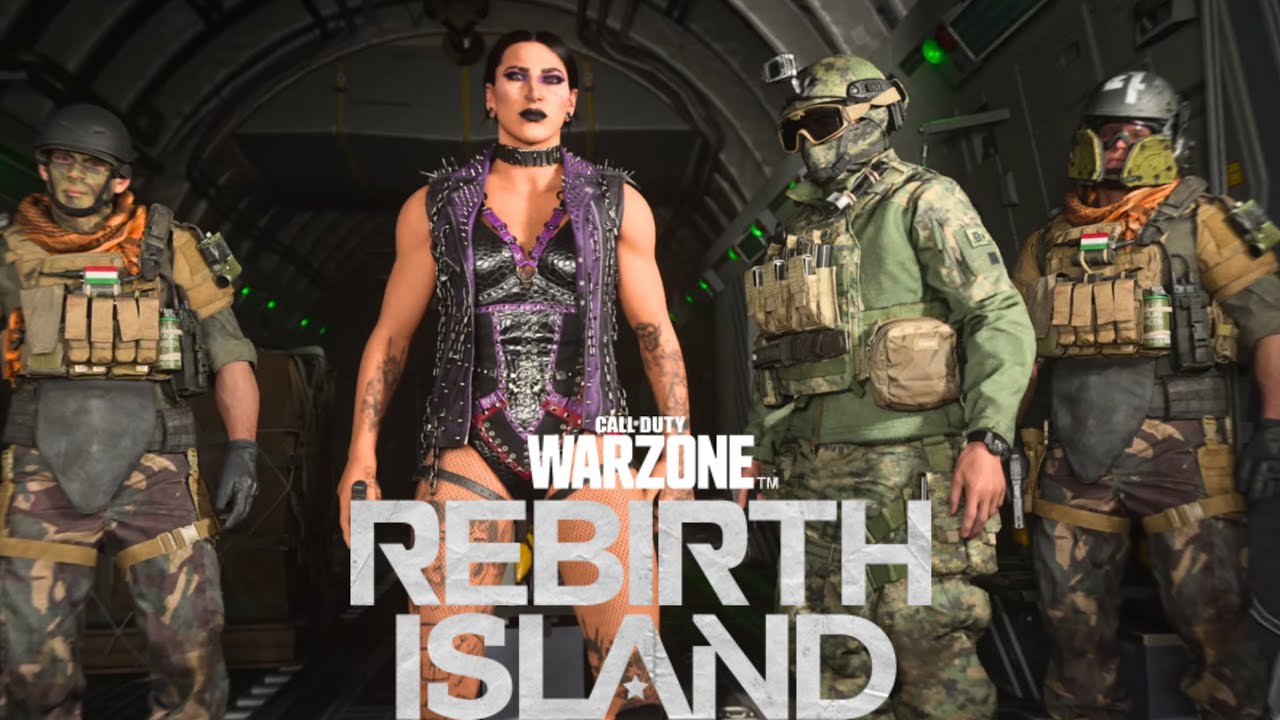 Call Of Duty Warzone 3 RHEA RIPLEY IN REBIRTH ISLAND!! - YouTube