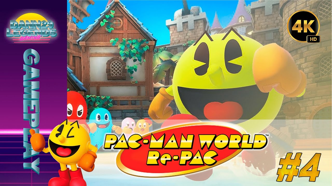 Pac-Man World Re-Pac "4K" [ Level# 4 - 100% Complete ] ( 2022 ) 👾 🟡 👻🎮 ...