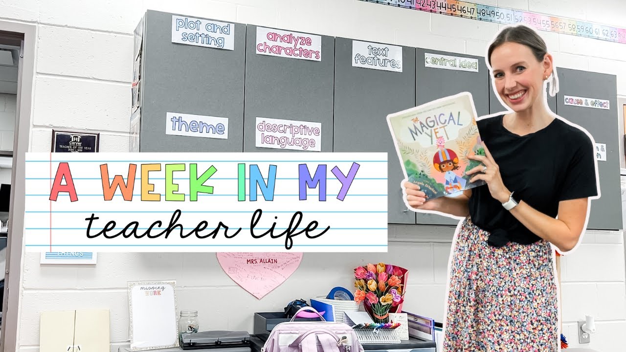 WEEK IN MY TEACHER LIFE | first vlog of the school year, state testing ...
