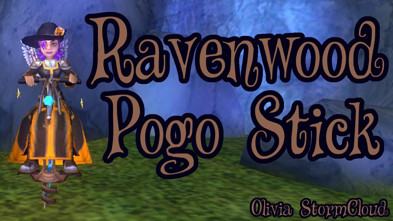Wizard101: NEW Ravenwood Pogo Stick Mount! - YouTube
