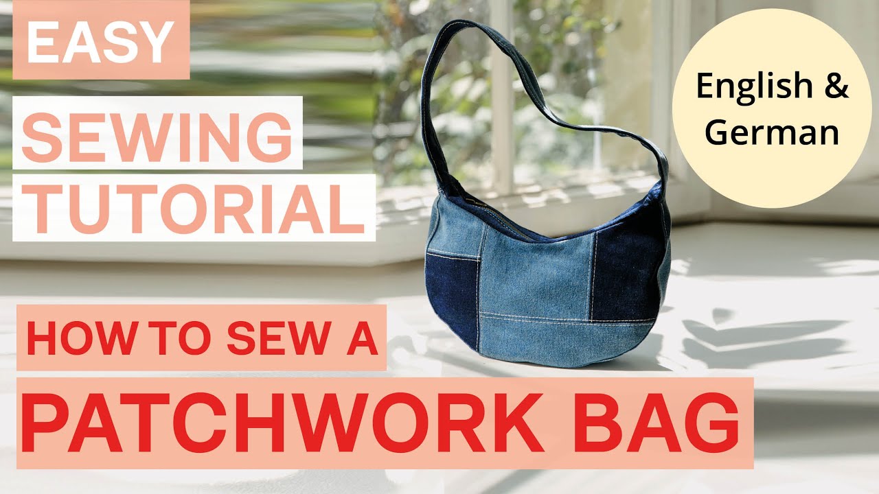 Patchwork Tasche nähen: Nähanleitung für eine Patchworktasche mit Schnittmuster "The Ava Bag ...