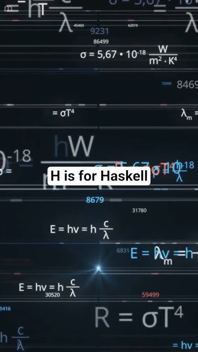 H is for Haskell — Pure Functional Power, Zero Side Effects - YouTube