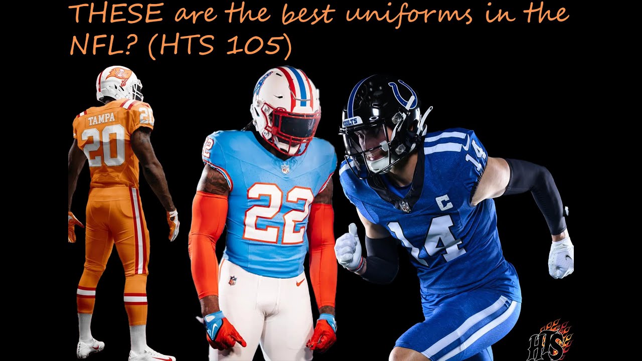 THESE are the best uniforms in the NFL? (HTS 105) - YouTube