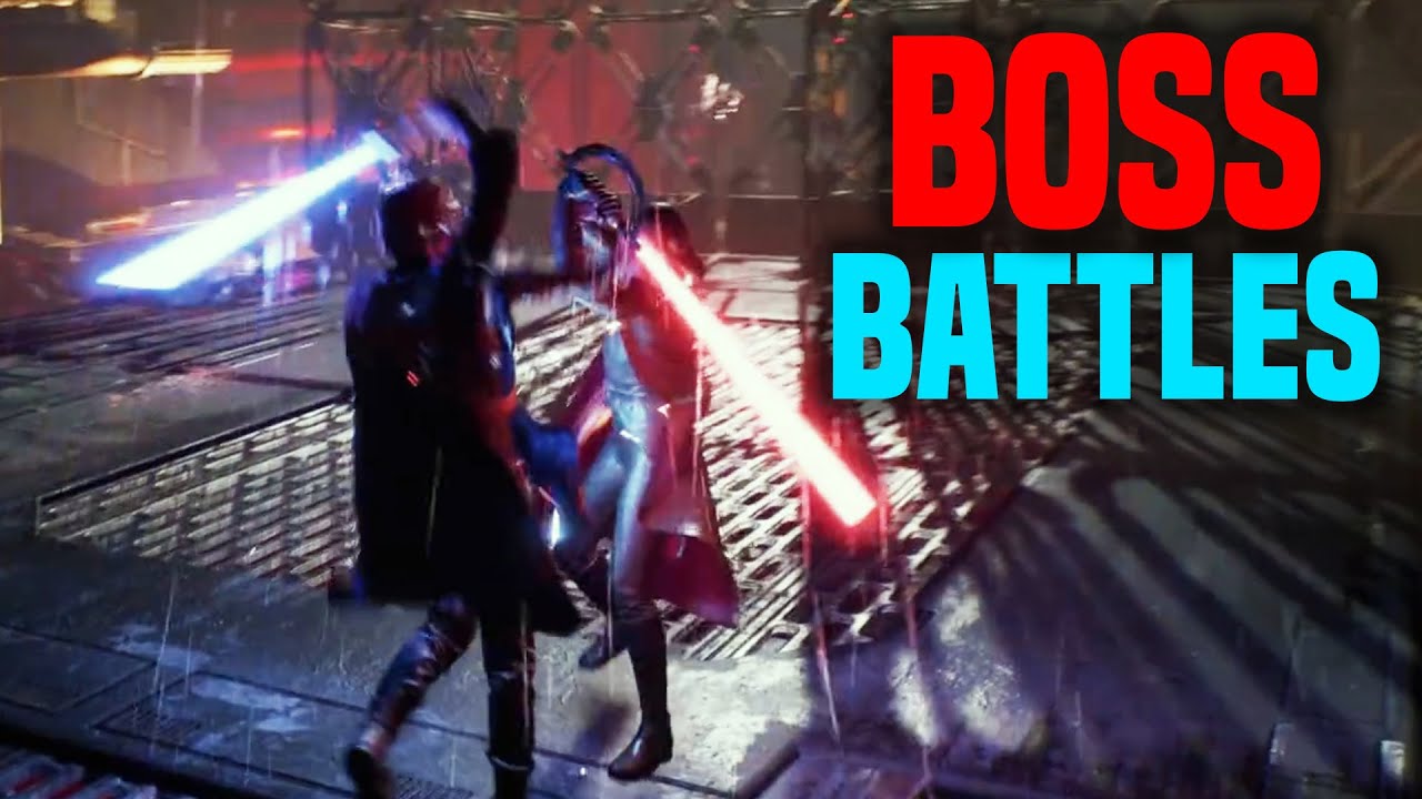 Star Wars Jedi Fallen Order BOSS FIGHT Gameplay - YouTube