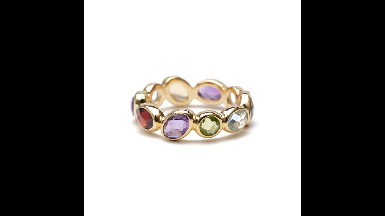 S925 MULTI STONE ETERNITY RING - YouTube