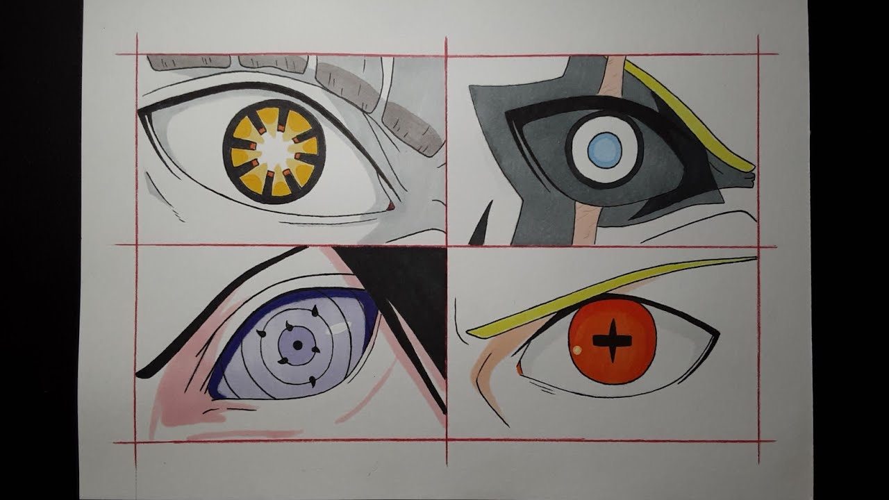 How to draw Eyes in Boruto (471) - YouTube
