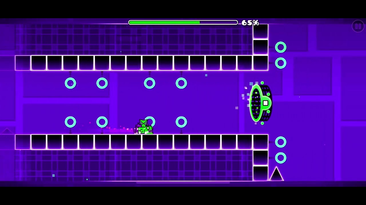 Geometry dash completed back on track - YouTube