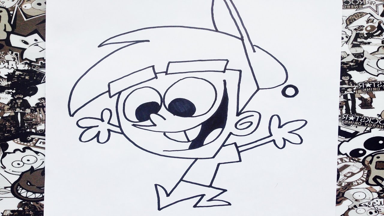Como dibujar a timmy turner | how to draw timmy turner | como desenhar ...