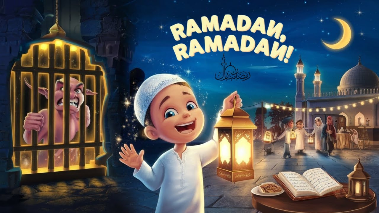 🌙 Ramadan, Ramadan – A Beautiful Nursery Rhyme for Muslim Kids! 🌙 - YouTube