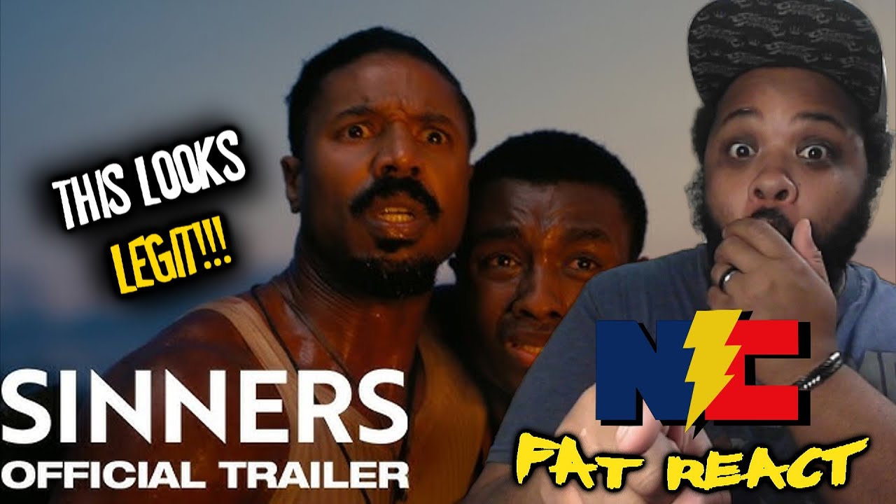 Sinners Official Trailer REACTION!!! -The Fat REACT! - YouTube