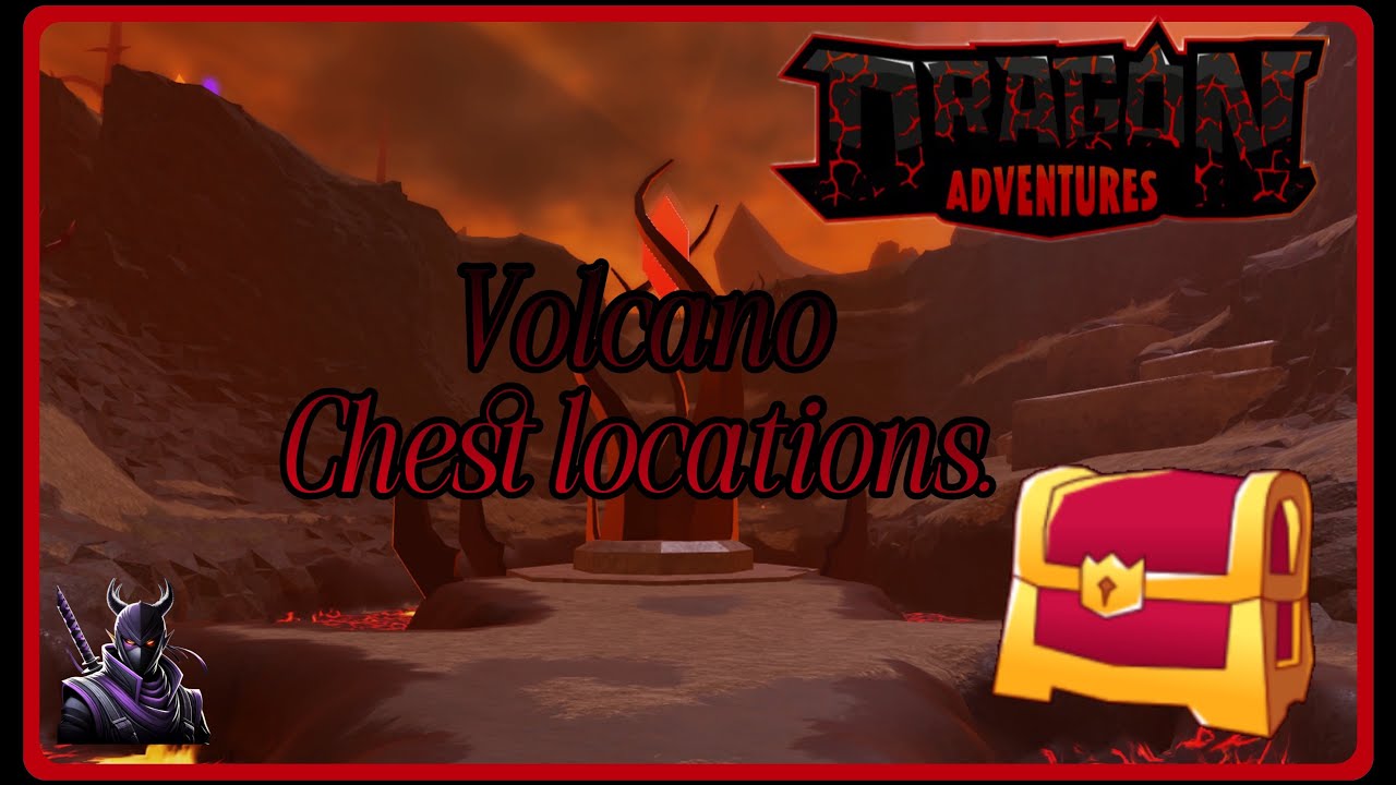 Volcano Chest Location Dragon Adventures Roblox 2025 - YouTube