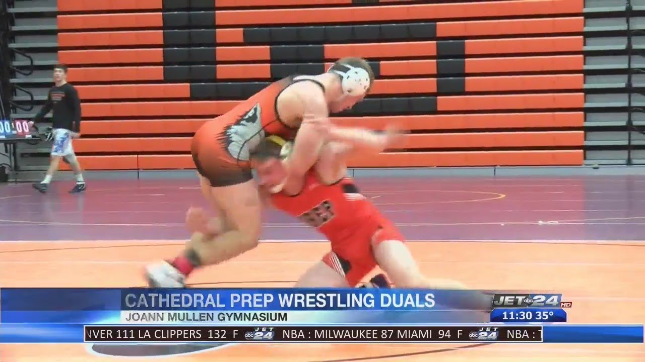 Cathedral Prep Wrestling Duals (12-22-18) - YouTube