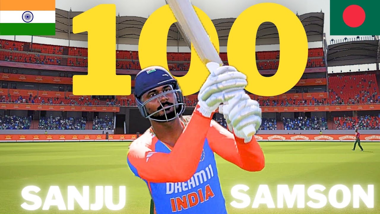 Sanju Samson 100 vs Bangladesh in 3rd T20I - YouTube