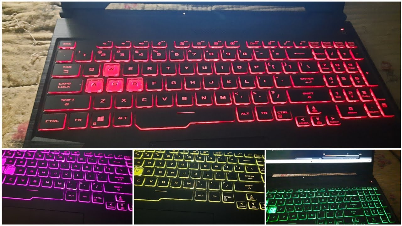 Setup keypad lights in laptop - YouTube