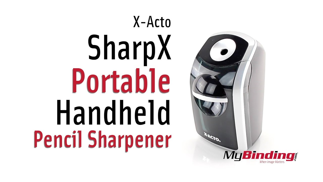 X-Acto SharpX Portable Handheld Pencil Sharpener - YouTube