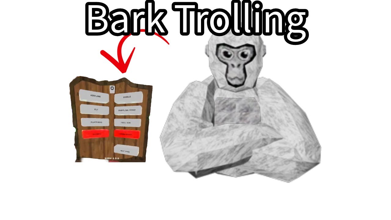 Trolling with the BARK MOD MENU! (Gorilla tag) - YouTube