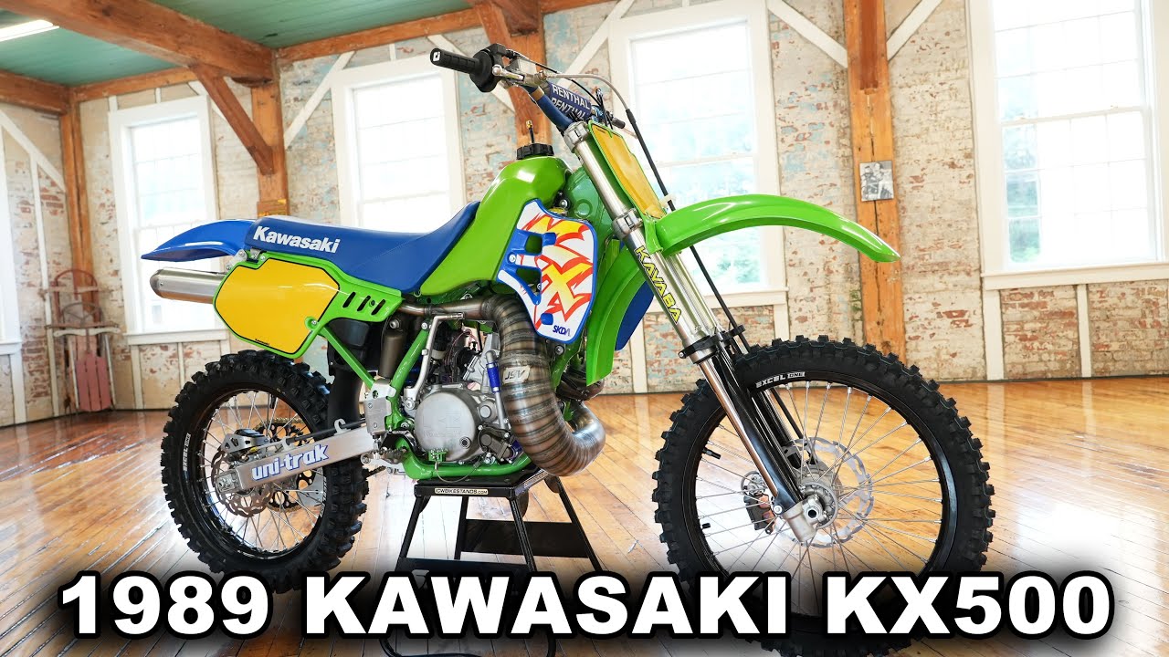 1989 KAWASAKI KX500 WORKS LEVEL RESTO MOD - YouTube