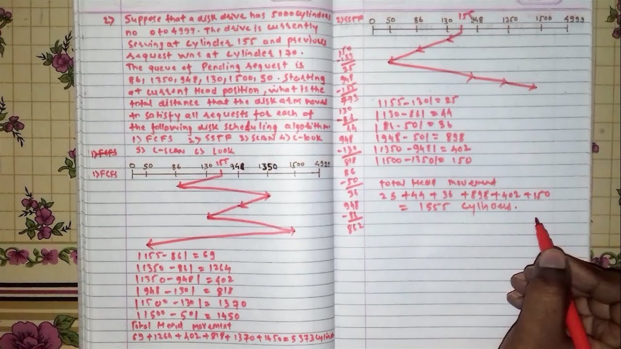 Disk Scheduling Algorithm In Operating System Hindi Part 2 Youtube
