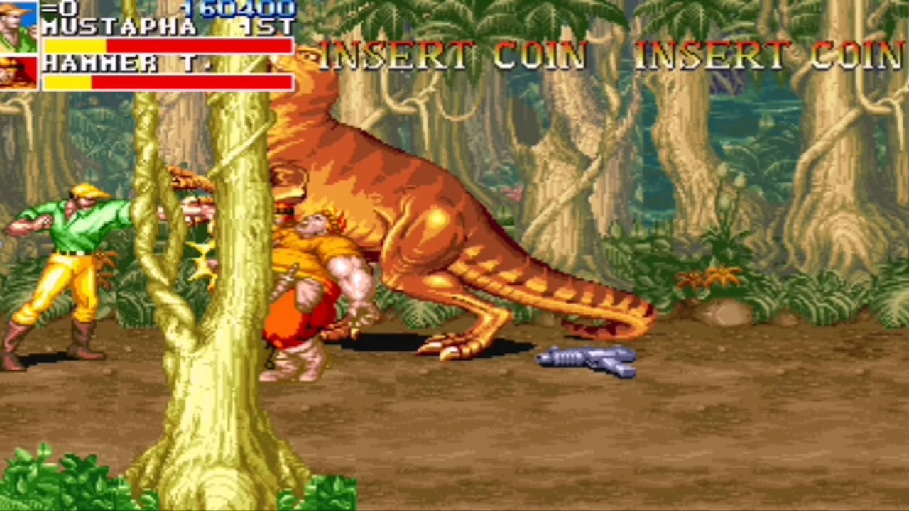 JUEGAZO DE CAPCOM!! CADILLACS AND DINOSAURS RETRO! ARCADE - YouTube
