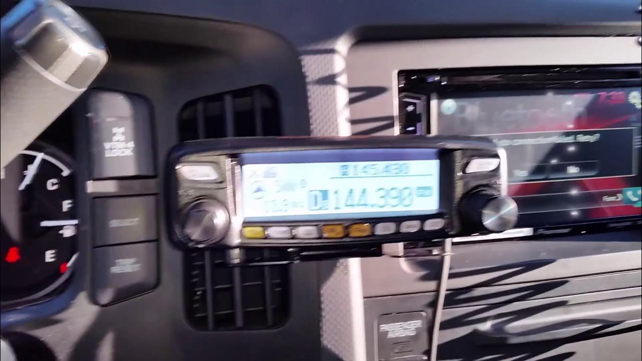 Yaesu FTM-100DR APRS SETUP, and mounting options. - YouTube