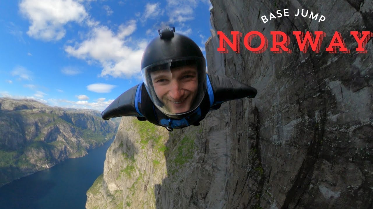 Beautiful Norway Wingsuit BASE jump | Immsersive 360 VR - YouTube
