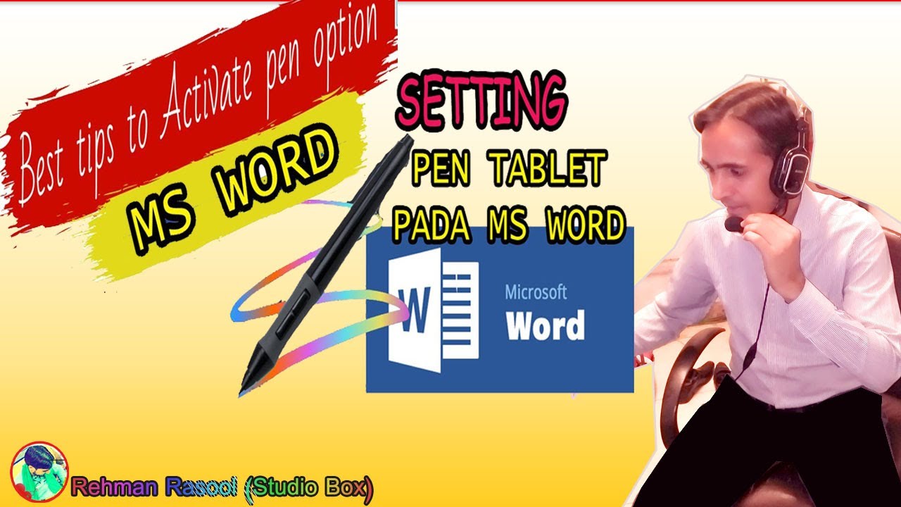 How to Make Enable pen draw in Microsoft word? #shorts - YouTube