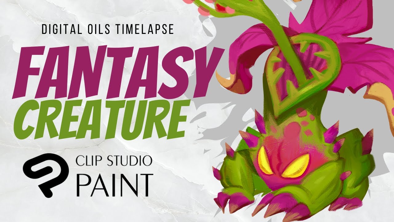 Digital Oil Painting Timelapse Enchanted Forest Creature Clip Studio digital-oil-painting-timelapse-enchanted-forest-creature-clip-studio