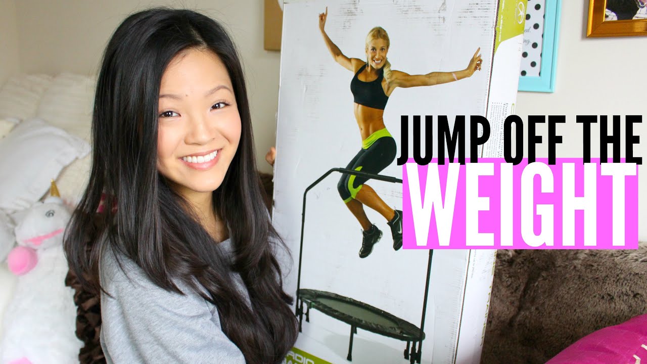 QUICK CARDIO TRAMPOLINE WORKOUT | now&jenn - YouTube