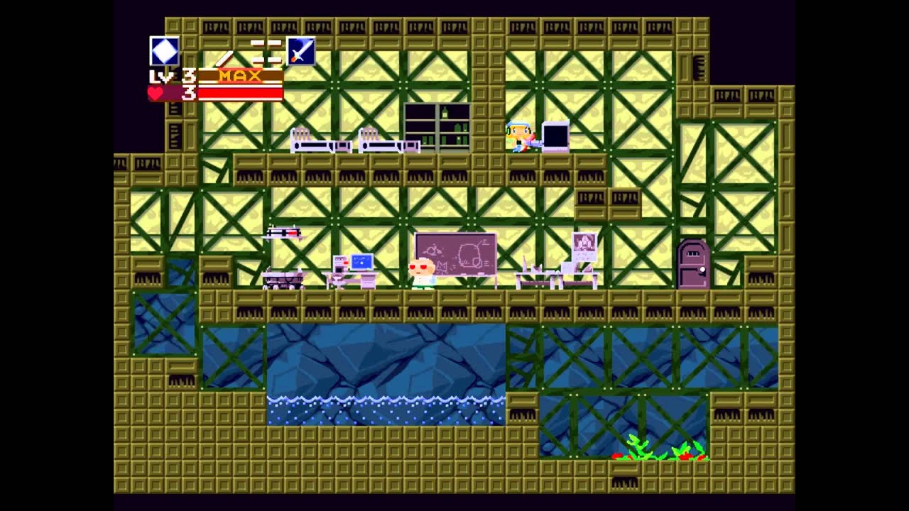 Cave Story + Hard Mode Playthrough Part 3/4: Core, Waterway, Egg ...