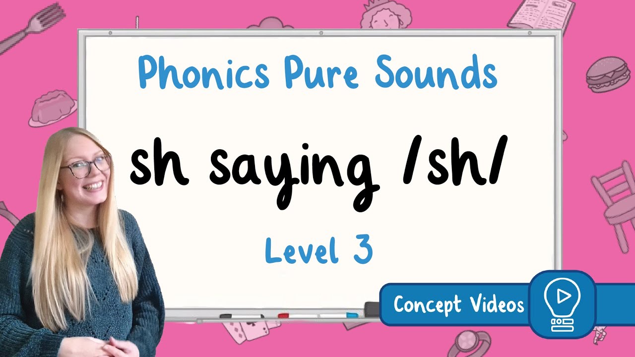 /sh/ Sound | Phonics | Level 3 | Pure Sound - YouTube