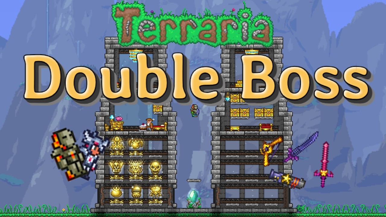 Terraria Double Boss Challenge - Part 1/2: Double Trouble - YouTube