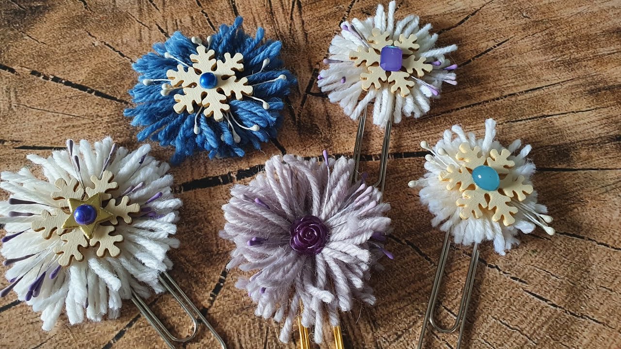 TUTO FLEUR EN LAINE #action - YouTube