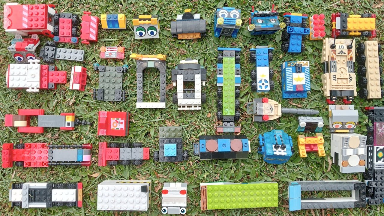 Hunting dan Merakit Mainan Lego Truk Tangki, Forklift, Truk Derek, Tank ...