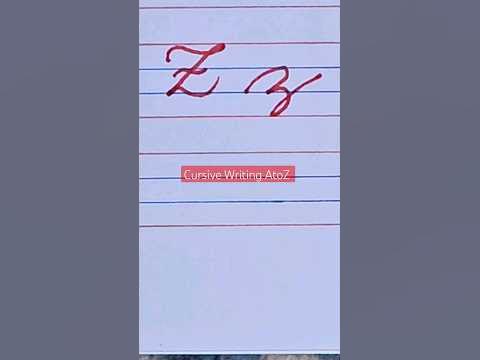 Zz uppercase and Lowercase letter || cursive writing #shorts # ...