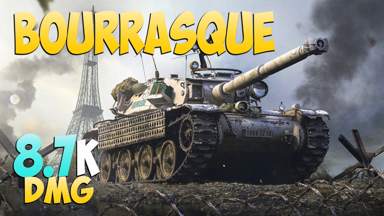 Bourrasque - 8 Kills 8.7K DMG - Simply the best! - World Of Tanks - YouTube