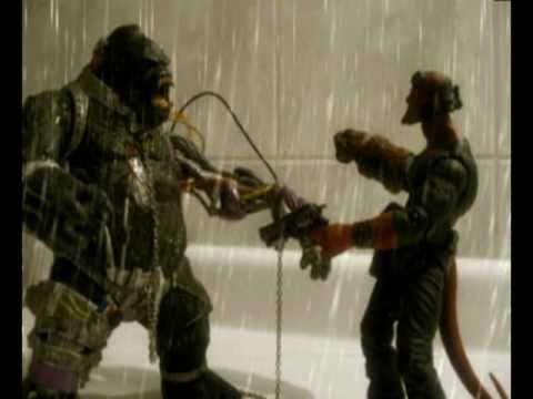 Short stop-motion : HELLBOY vs SPAWN GORILLA... - YouTube